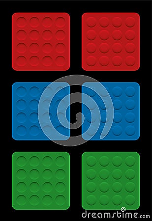 Concave Convex Optical Illusion Circles Plates Vector Illustration ...