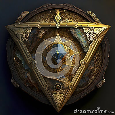 Concept Art Ancient Magical Talisman Stock Photography | CartoonDealer ...