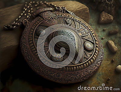 Concept Art Ancient Magical Talisman Stock Photo | CartoonDealer.com ...