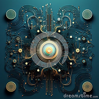 Biomimicry-inspired Iot Devices Background With Lace Patterns Royalty ...