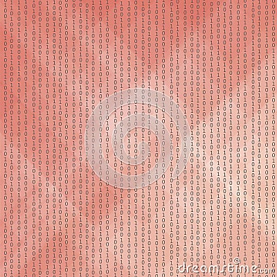 Concept Binary Code Numbers. Data Code, Decryption Vector Illustration ...