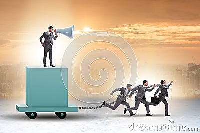 Concept Of Bossy Autocratoc Leadership Royalty-Free Stock Photo ...