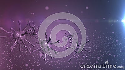 Concept of Cancer Cell in Human Body Stock Video - Video of brain ...