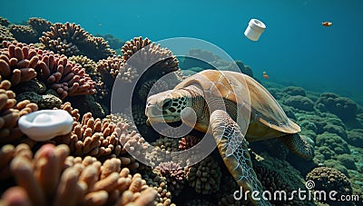 The Devastating Effect Of Plastic Pollution On Marine Life Under Water ...