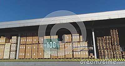 The Concept of a Modern Warehouse in a Factory. Visualization of Modern ...