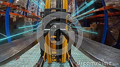 The Concept of a Modern Warehouse. Visualization of a Modern Warehouse ...