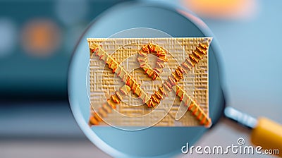 Concept For Phishing Email Dissection With Highlighted Scam Signs In ...