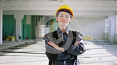Concept of Young Construction Workers Posing in Front of the Camera at ...