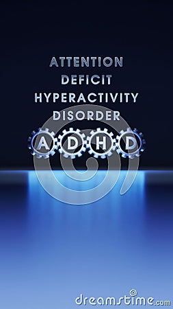 Conceptual Video That Shows ADHD Attention-Deficit Hyperactivity ...