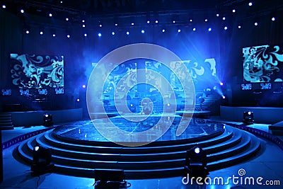 Concert Stage Stock Image - Image: 5728801