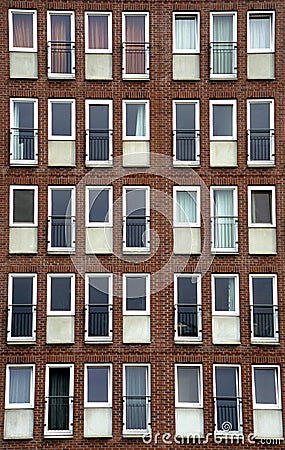 Condo Windows Stock Photo - Image: 1680700