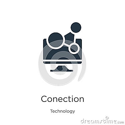 Conection Icon Vector. Trendy Flat Conection Icon From Technology ...