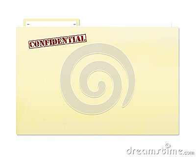 Confidential Folder File Stock Photo - Image: 15347250