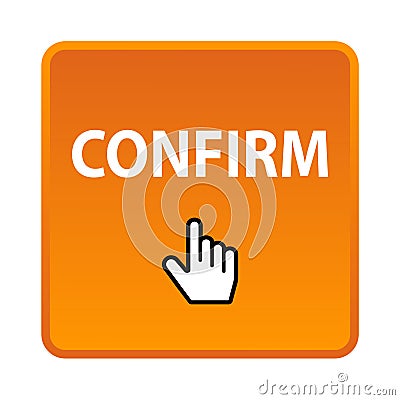 Confirm Button Vector Illustration | CartoonDealer.com #213159760