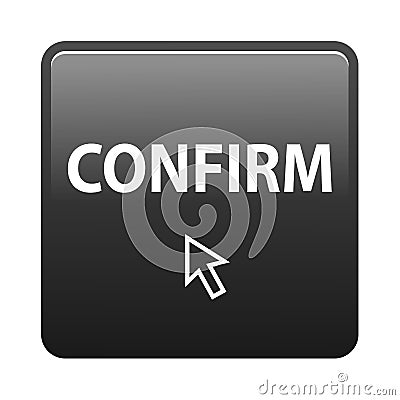 Confirm Button Cartoon Vector | CartoonDealer.com #213159887