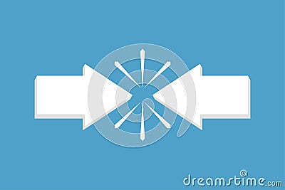 Conflict Interest Arrows Illustration. Relationship Solution. Business ...