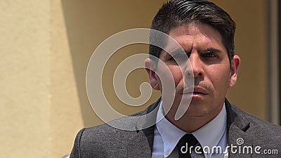 A Confused Man Staring and Leering Stock Footage - Video of leering ...