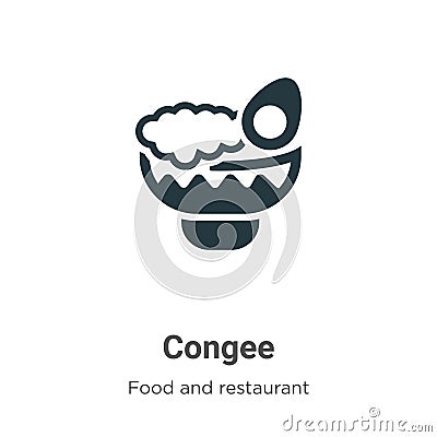 Congee Vector Icon On White Background. Flat Vector Congee Icon Symbol ...