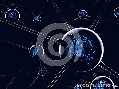 Connected Brains Royalty Free Stock Photography - Image: 19869037