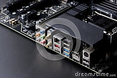 Connectors For Connecting Peripheral Devices On The Back Panel Of A ...