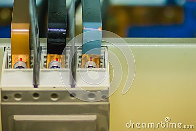 Connectors In The Electrical Main Distribution Board Unit ,circuit Of ...