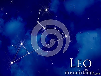 Constellation Leo Stock Photos - Image: 4924693