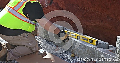 During the Construction of the Retaining Wall on a New Property, a is ...