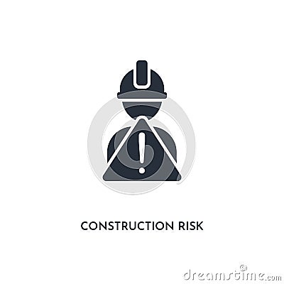 Construction Risk Icon. Simple Element Illustration. Isolated Trendy ...