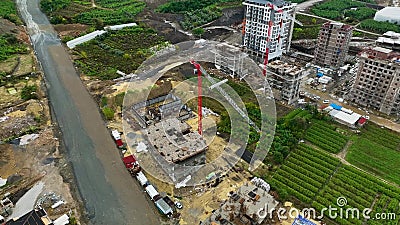 Construction Site in a Residential Building at the Final Stage of ...
