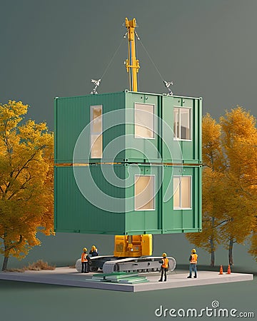 Construction Team Assembling Modular Units Based On Biomimicry ...