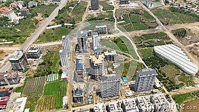 Construction Unveiled: Aerial Exploration of a Waterfront Development ...