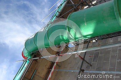 Construction Waste Chute Royalty Free Stock Photos - Image: 105388