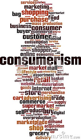 Consumerism Word Cloud Vector Illustration | CartoonDealer.com #179915358