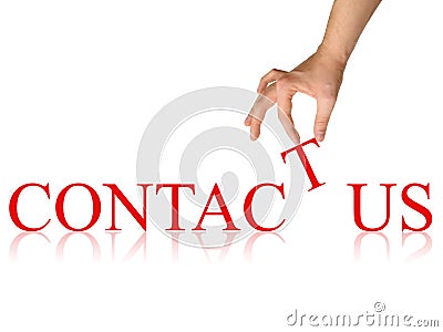 Contact Us Stock Image - Image: 12719061