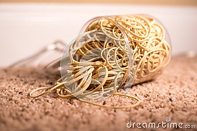 Container Full Of Rubber Bands Stock Photo | CartoonDealer.com #110030586