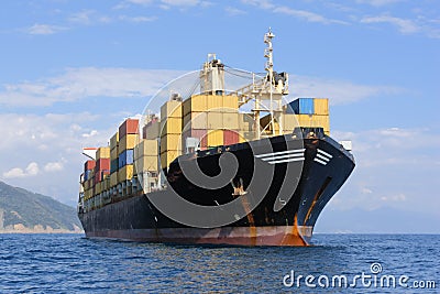 Container Ship Royalty Free Stock Image - Image: 15604106