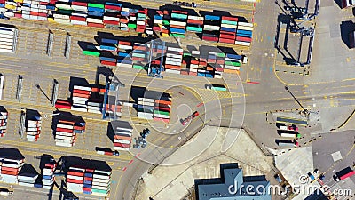 Container Ship from Sea Port Working for Delivery Containers Shipment ...