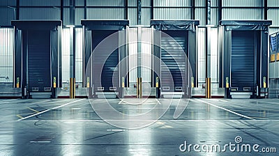 A Contemporary Self-service Warehouse Showcases Stylish Black And White ...