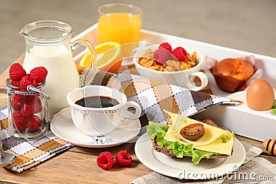 Continental Breakfast Stock Photo - Image: 49452158