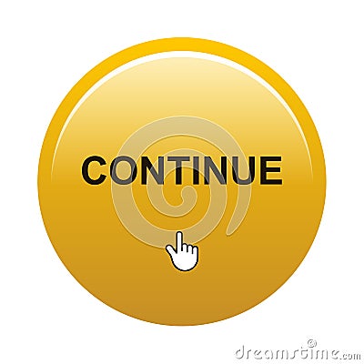 Continue Button Cartoon Vector | CartoonDealer.com #153775217