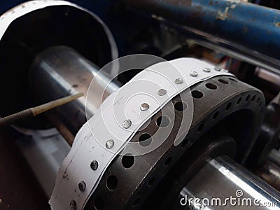 Continuous Form Paper Punching Machine In Computer Printing Form ...