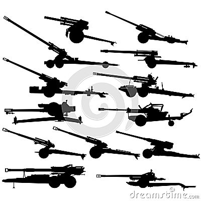 Modern Artillery-1 Vector Illustration | CartoonDealer.com #30231434