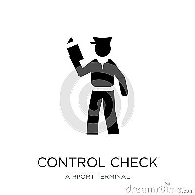 Control Check Icon In Trendy Design Style. Control Check Icon Isolated ...