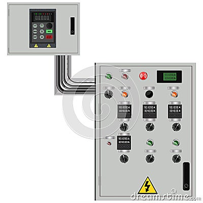 Control Panel. Production Control Panel And Control Of Computer Devices ...
