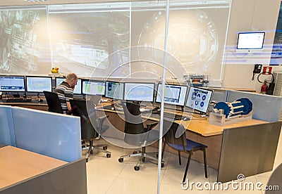 Control Room Of The Atlas Editorial Photo | CartoonDealer.com #49007395