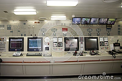 Control Room For Ships Engineer Editorial Photo - Image: 26402571