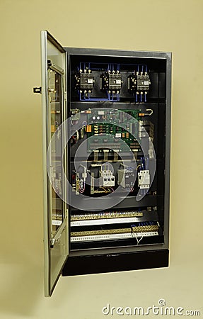Control Units For Fully Electronic Modern Elevators Stock Photo ...