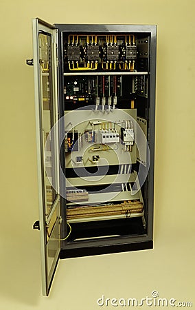 Control Units For Fully Electronic Modern Elevators Stock Image ...