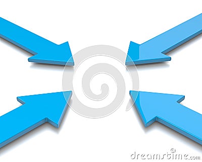 Convergent Arrows Royalty-Free Stock Image | CartoonDealer.com #58797808