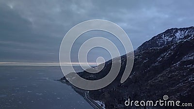 Ice Moving in Cook Inlet Alaska Stock Footage - Video of wilderness ...